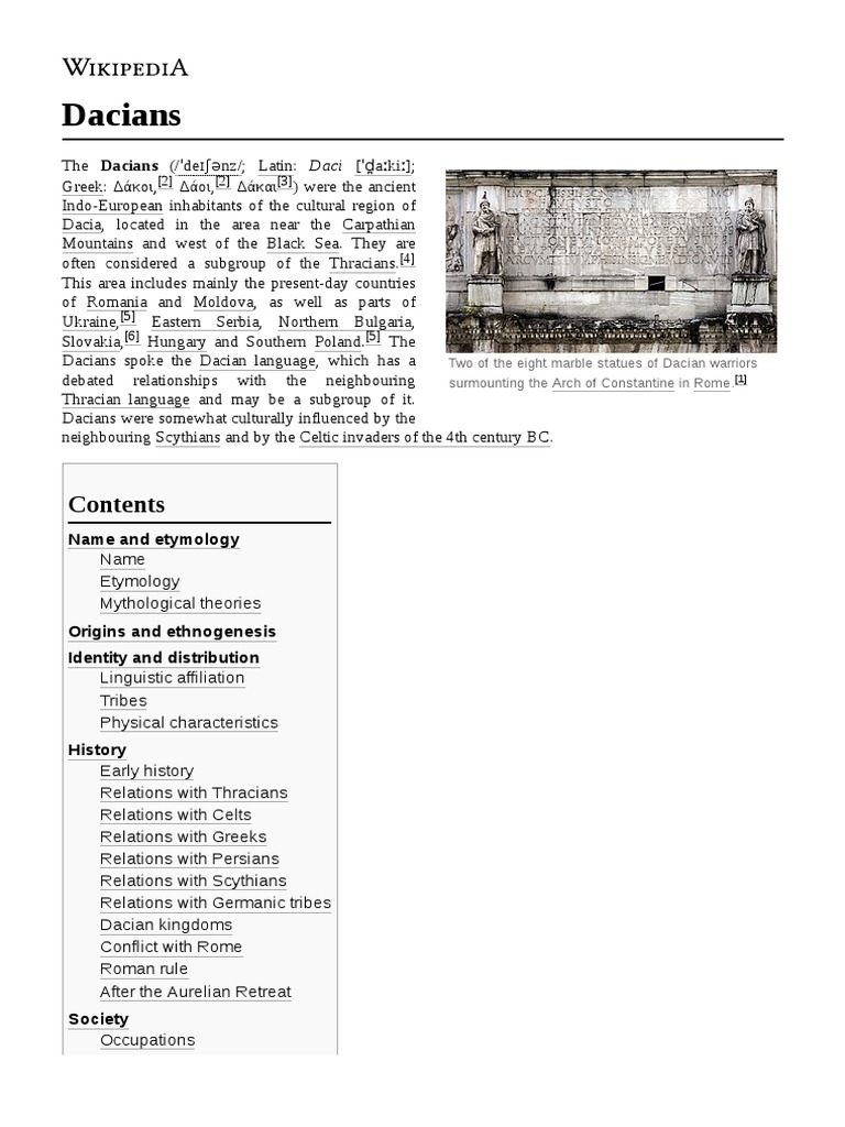 Dacians | PDF | Classical Antiquity | Ancient Europe