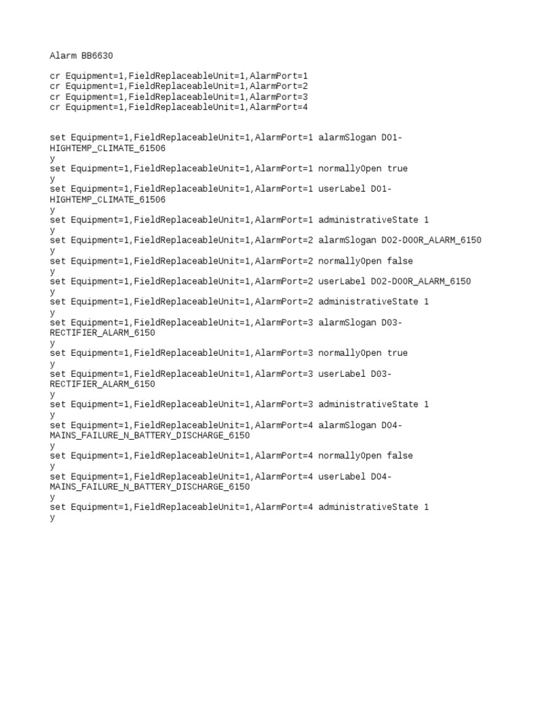 External Alarm BB6630 | PDF | Technology & Engineering