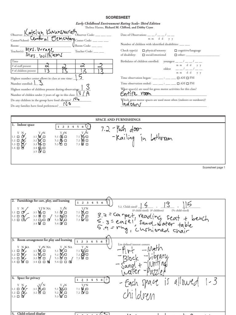 Ecers 2 | PDF | Teaching Mathematics | Cognition
