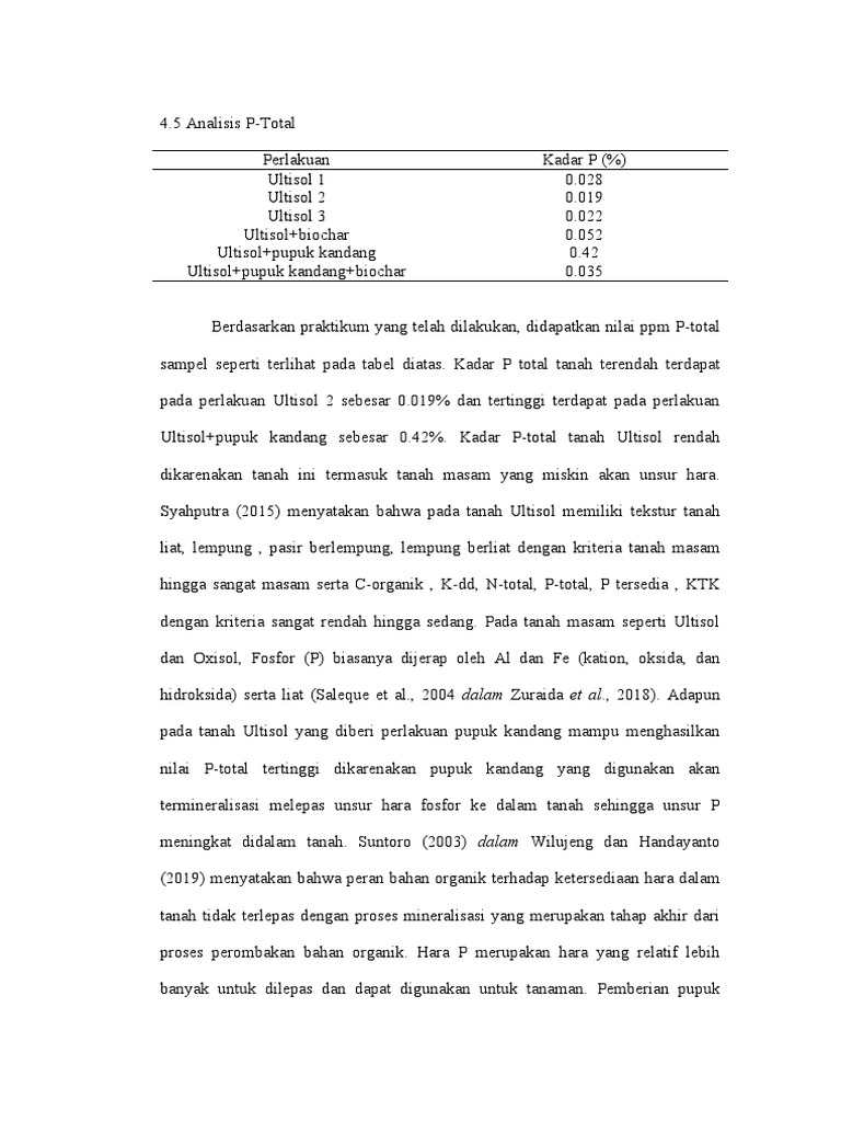 Analisis P Total | PDF