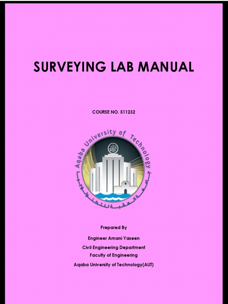 Surveying Lab Manual: COURSE NO. 511232 | PDF | Surveying | Compass