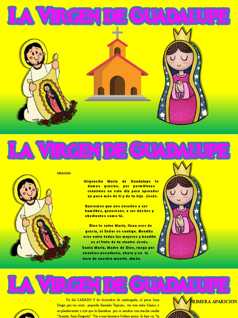 Tema de La Virgen de Guadalupe | PDF | María, madre de Jesús