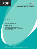 # CT Head Scan NICE Algorithm 2023 | PDF | Radiology | Causes Of Death