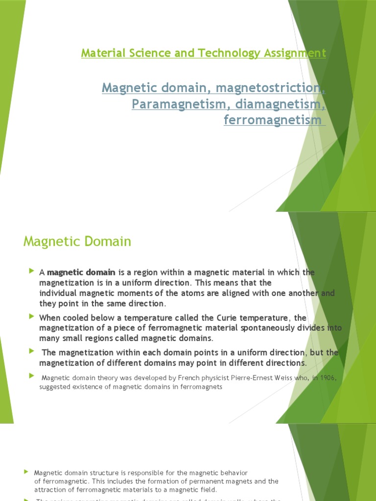 Material Science | PDF | Ferromagnetism | Magnetism