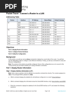 Networking Lab for Instructors | PDF | Router (Computing) | Computer Network