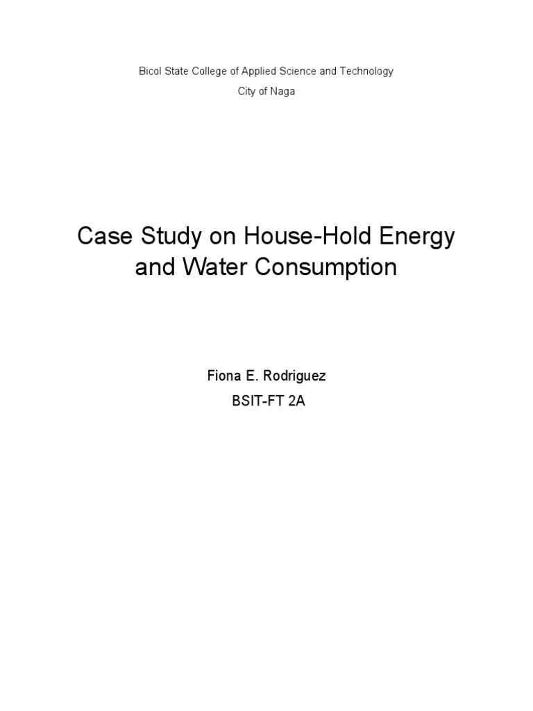 Case Study Fiona | PDF | Efficient Energy Use | Renewable Energy