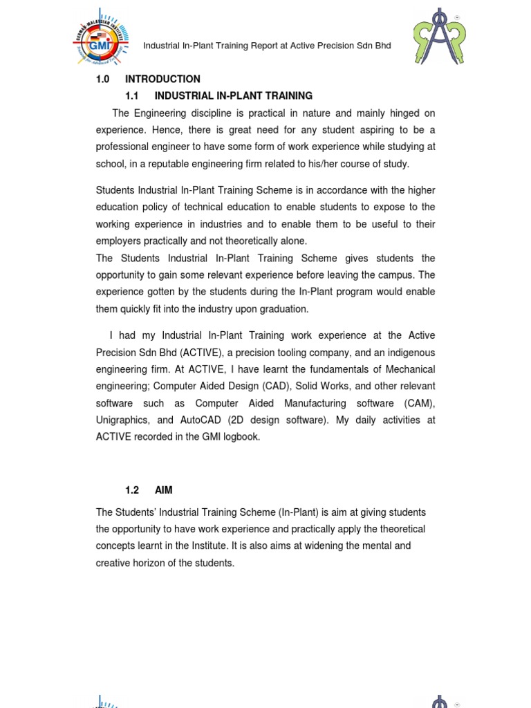 GMI Practical Report | PDF | Engineering | Machining