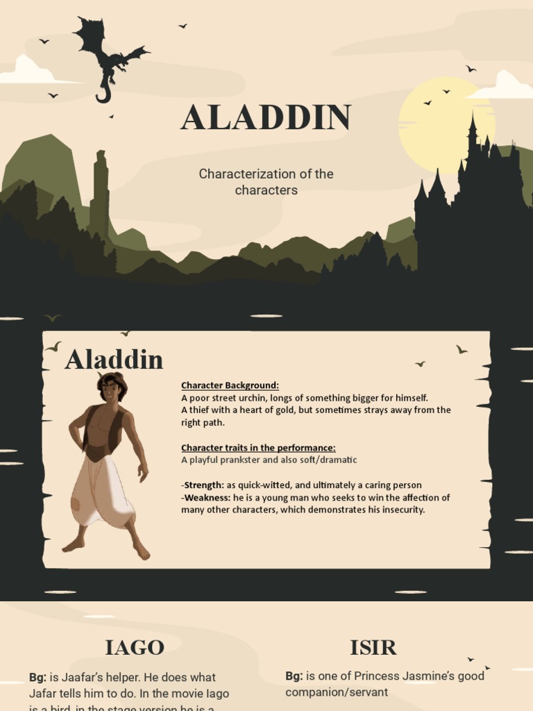 Aladdin: Characterization of The Characters | PDF