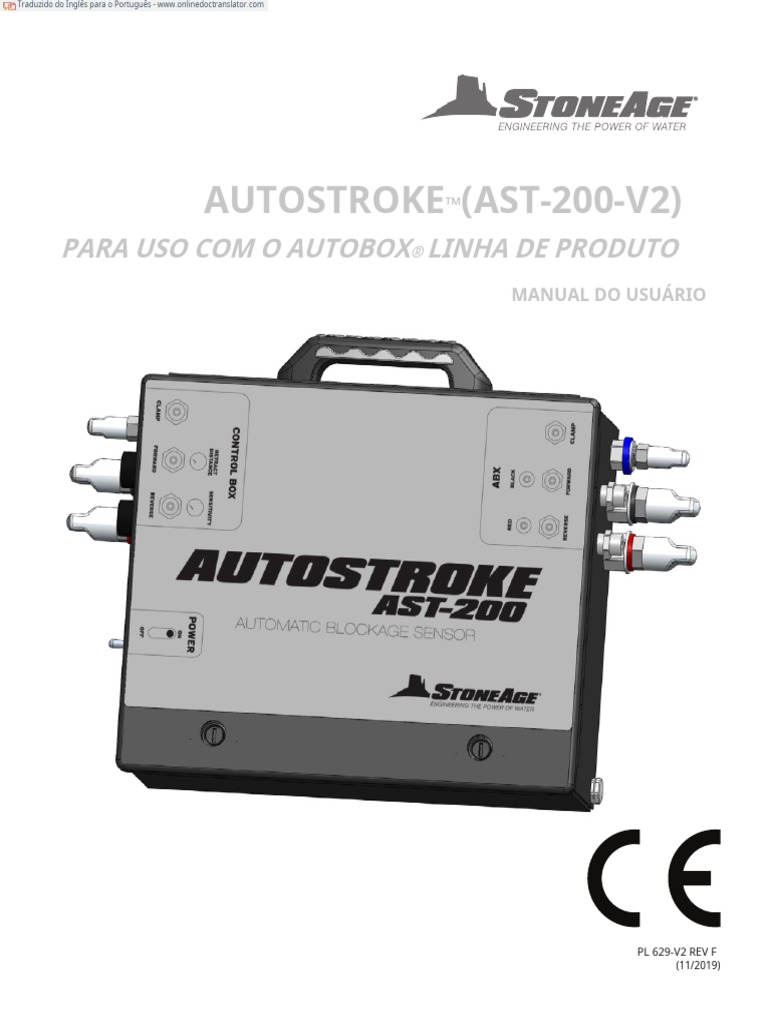 AST-200-V2 - Manual en PT | PDF | Motores | Motor a jato