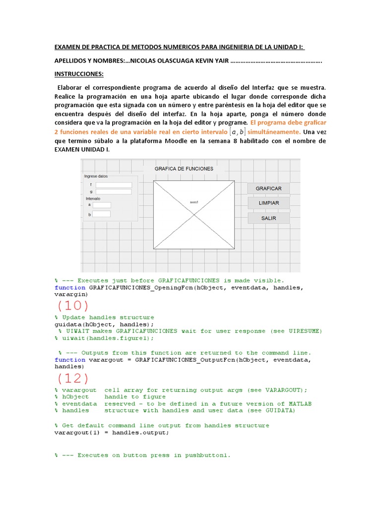 Examen Unidad I Metodos Numericos | PDF | Computing | Computer Programming