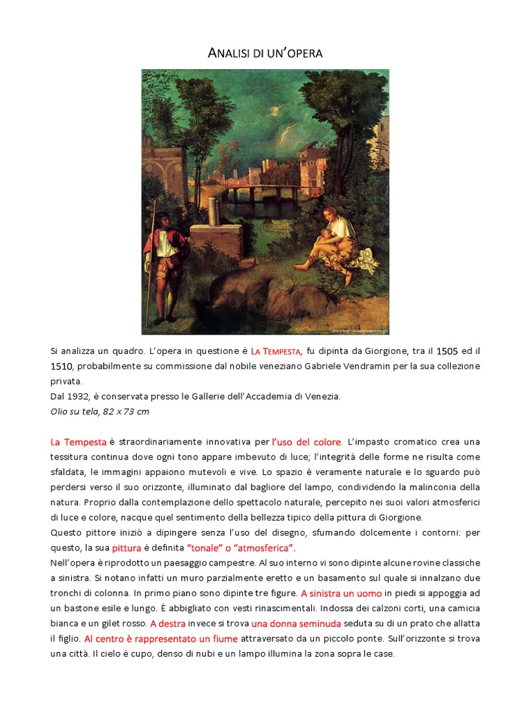 La Tempesta | PDF