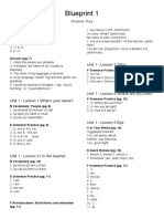 Blueprint 3 Student Book Answer Key | PDF | English Language | Vocabulary