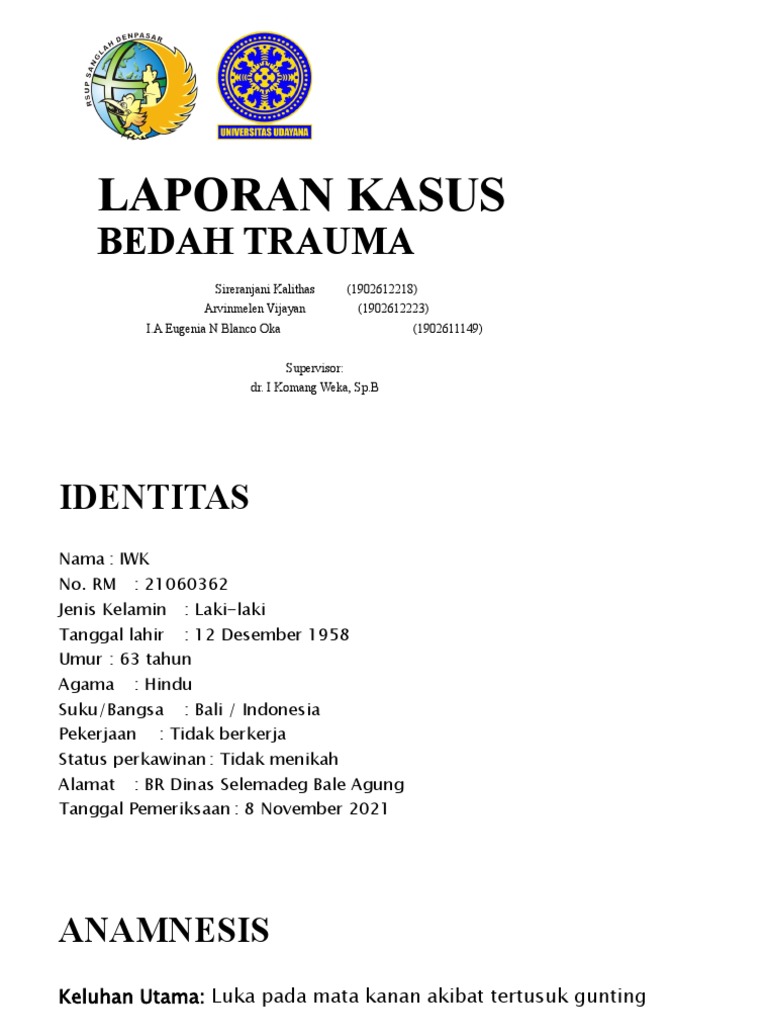 Lapsus Trauma | PDF | Pengembangan Diri | Kesehatan Holistik