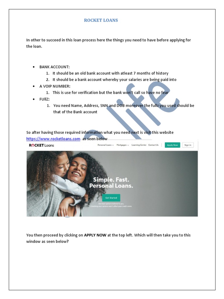 Rocket Loan Tutorials | PDF | Loans | Computing