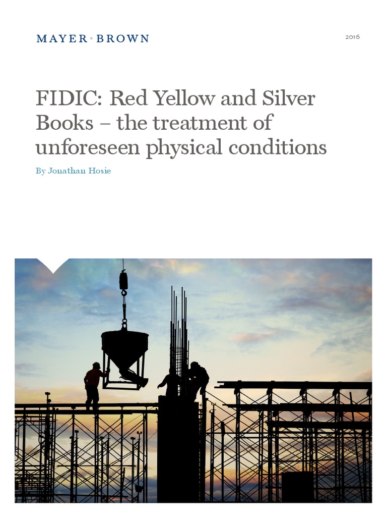 Fidic Red Yellow Silver Books | PDF | Breach Of Contract | Employment
