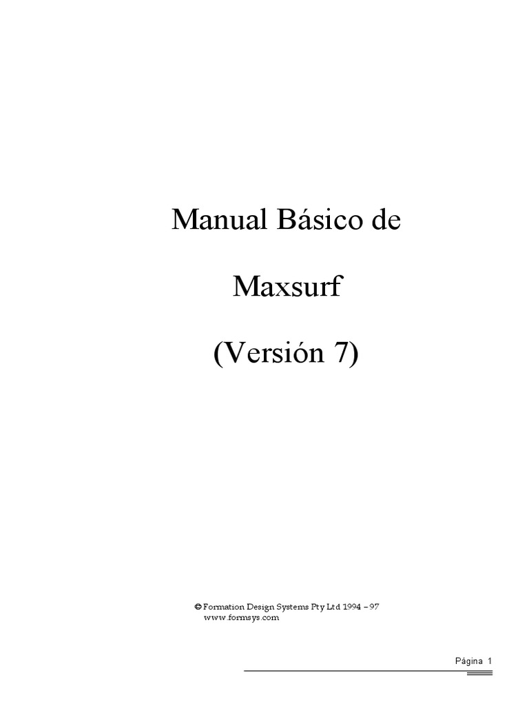 Manual Maxsurf Traducido | PDF | Ventana (informática) | Curva