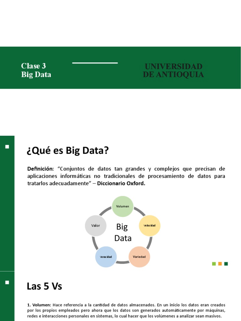 Clase 3 - Big Data | PDF | Computación en la nube | Base de datos ...