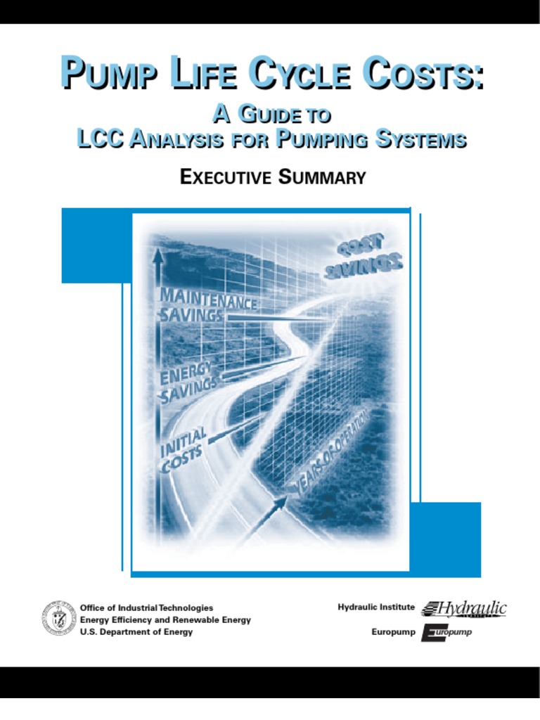 Pump Life Cycle Cost Analysis Guide | PDF | Pump | Life Cycle Assessment