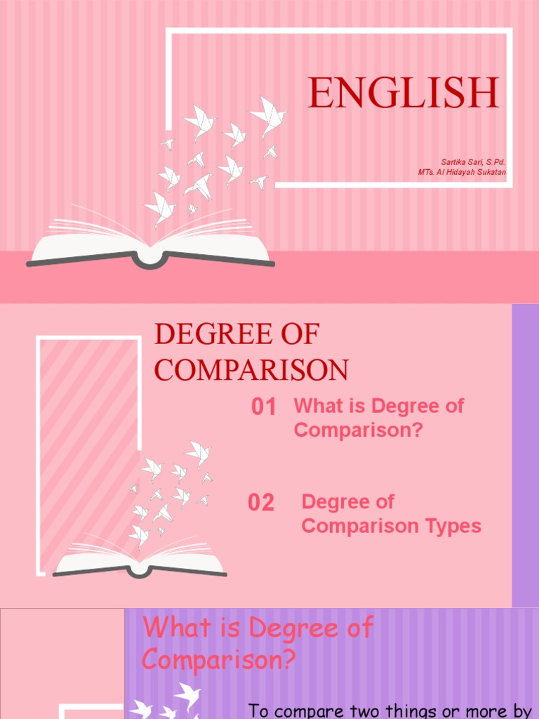 Degree of Comparison | PDF | Adjective | Cognitive Science