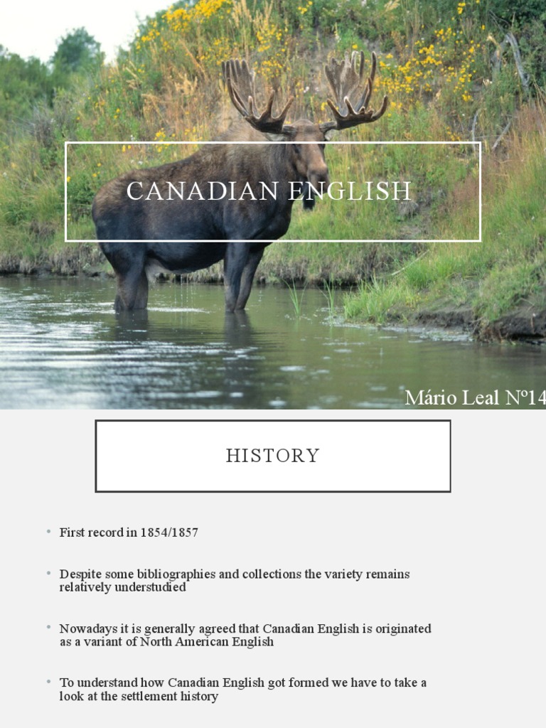 Canadian English: Mário Leal Nº14 | PDF | Canada | Sociolinguistics