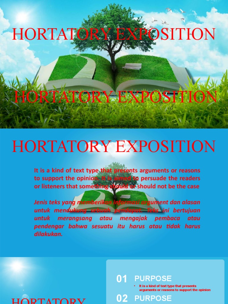 Hortatory Exposition | PDF