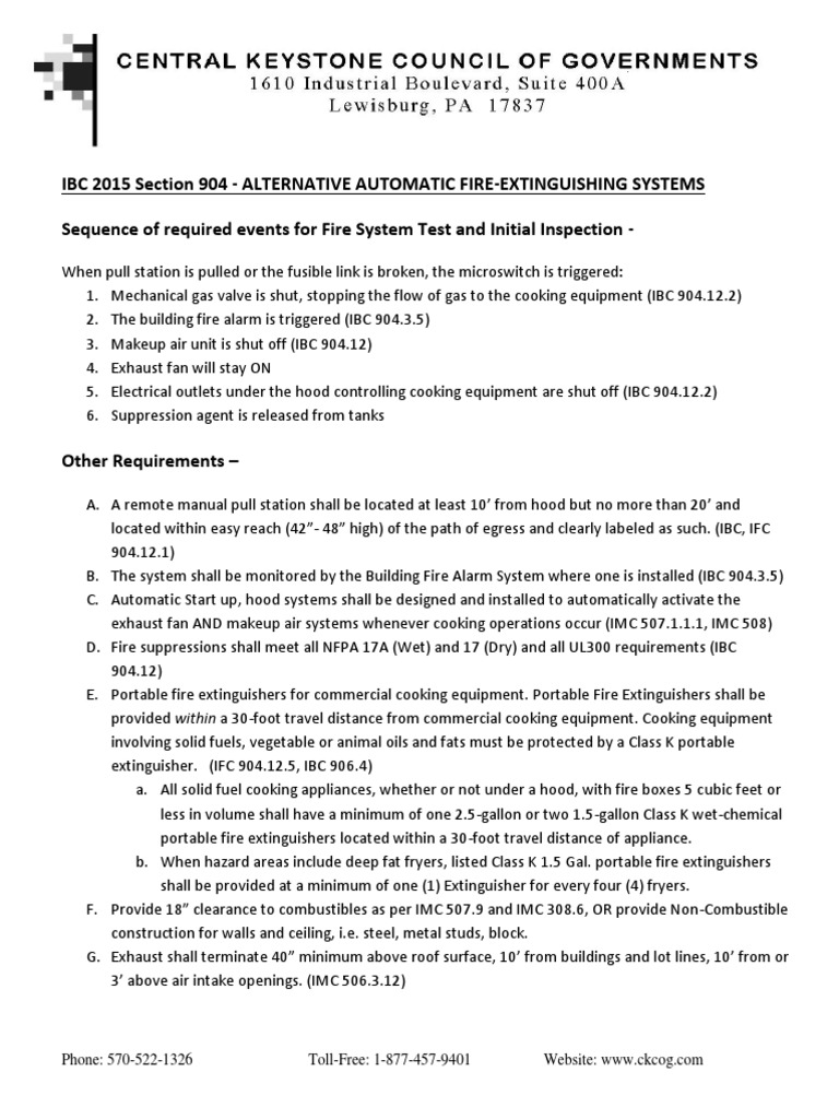 Ansul System Installation Requirements | PDF | Building Engineering ...