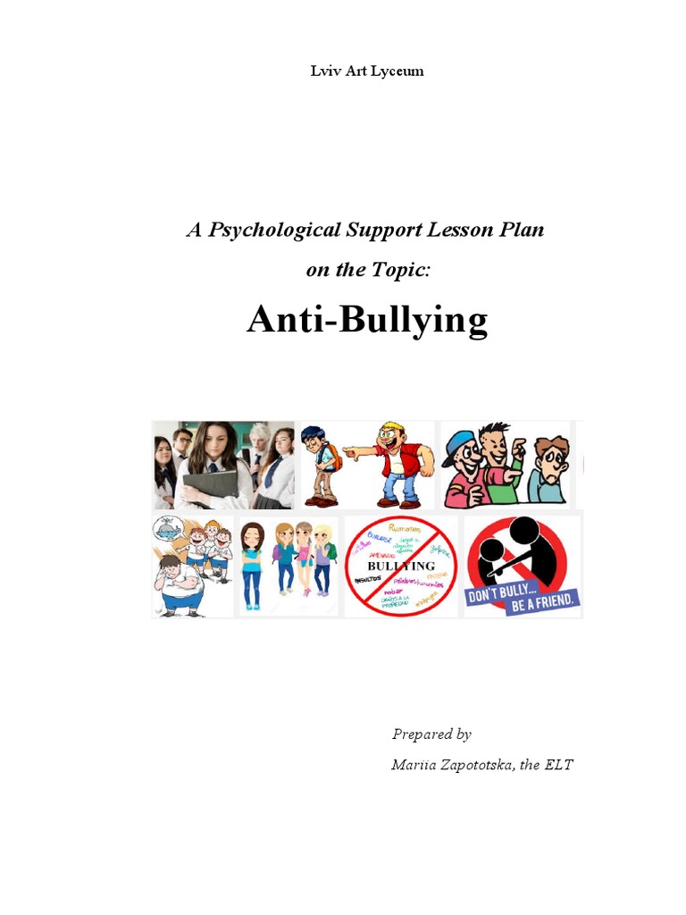 Bulling - Lesson Plan | PDF | Bullying | Lesson Plan