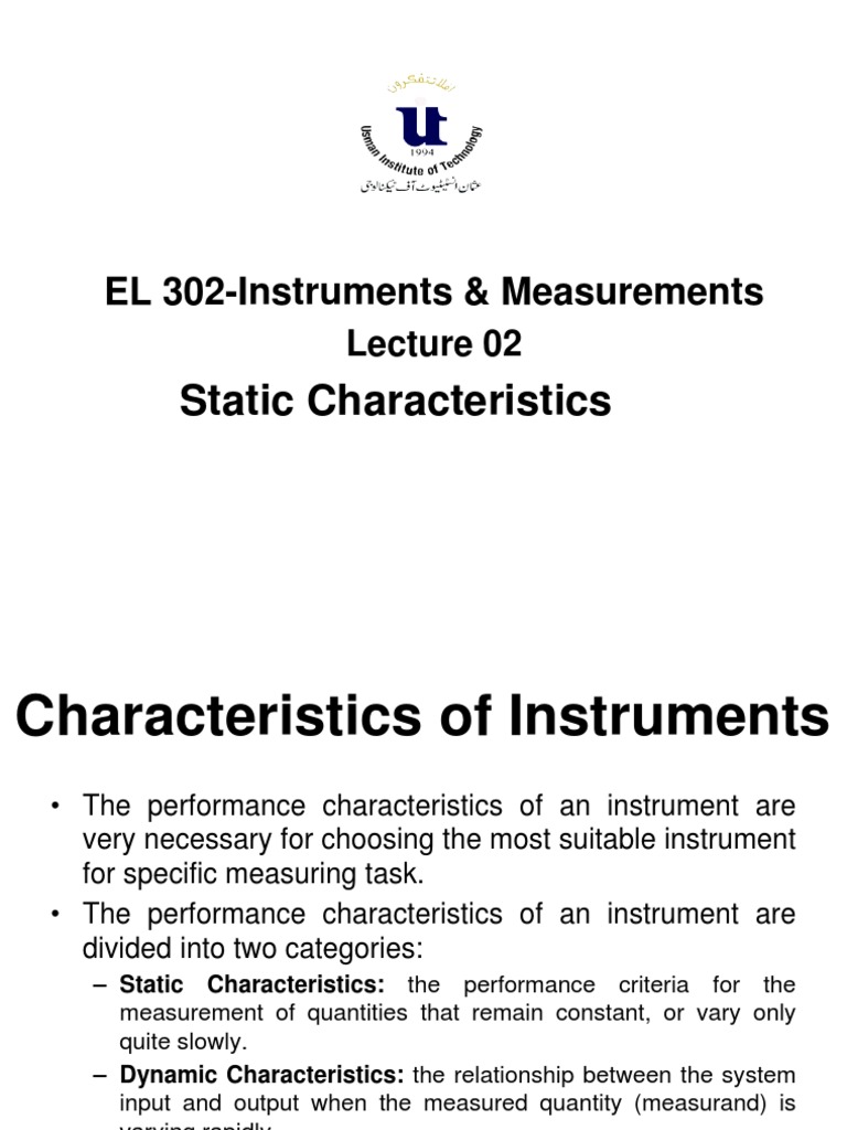 Lecture2-Instrumentation and Measurements | PDF | Accuracy And ...