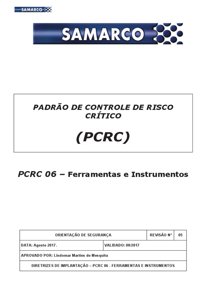 PCRC 06 - Ferramentas e Instrumentos | PDF | Eletricidade