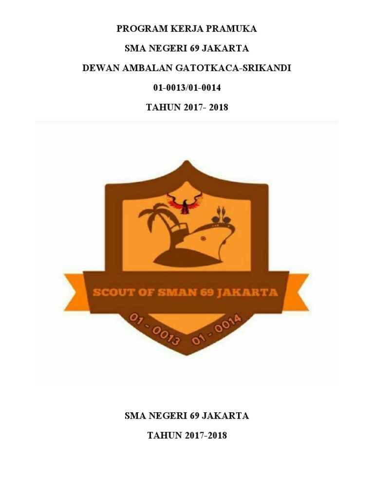Program Kerja Pramuka | PDF