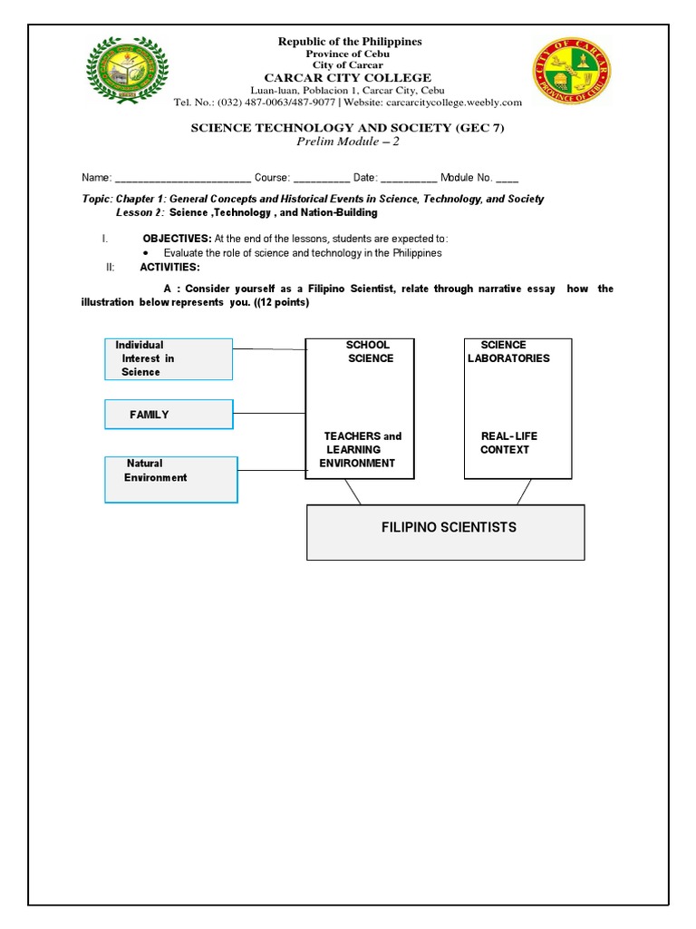 Science Tech Bsoa-1c | PDF | Science | Philippines