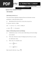 Ray Optics Formula Sheet | PDF