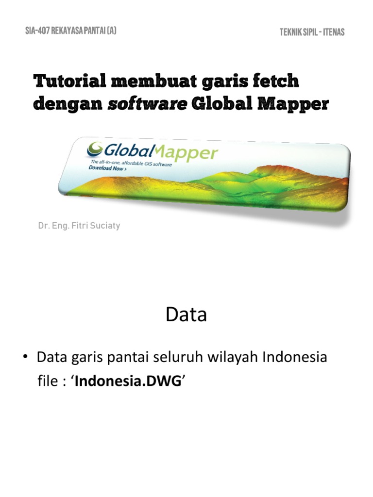 Tutorial Fetch Global Mapper | PDF
