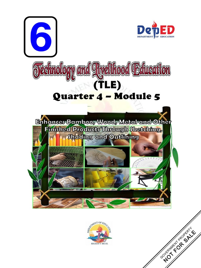 Grade 6 Ia Tlemodule5 | PDF | Drawing | Wood Carving