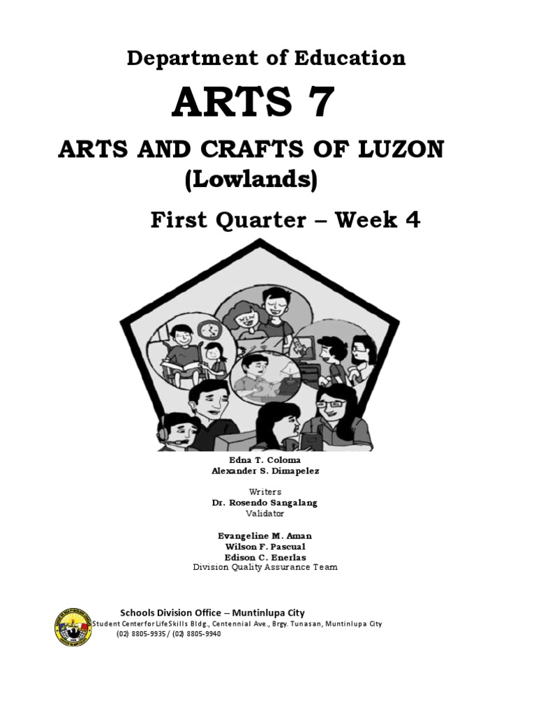 Luzon Arts and Crafts Module | PDF | Social Science