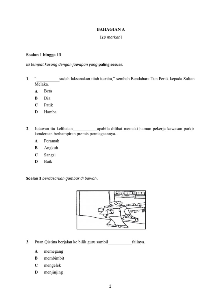 Set Soalan BM 1 | PDF