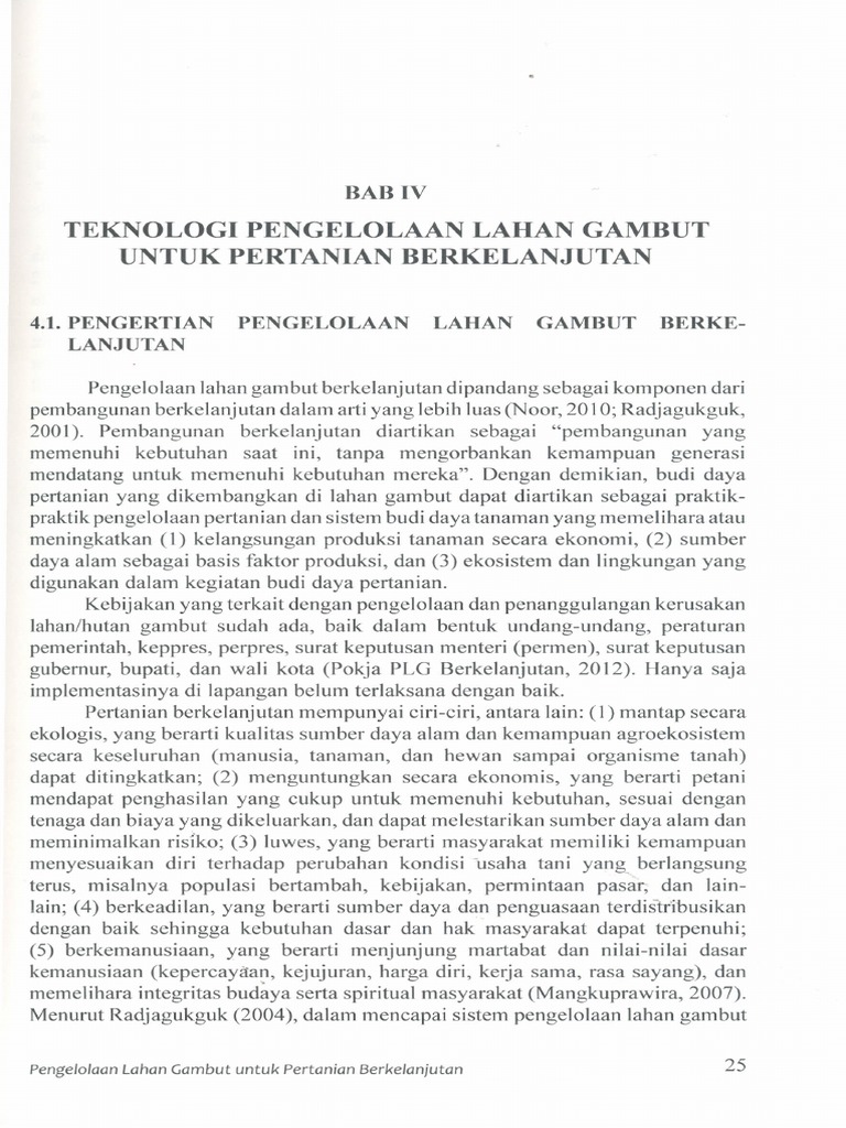 Mengoptimalkan Budi Daya Pertanian di Lahan Gambut | PDF