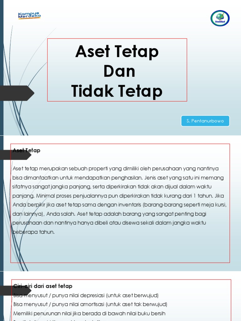 Aset Tetap Dantidak Tetap 3 | PDF