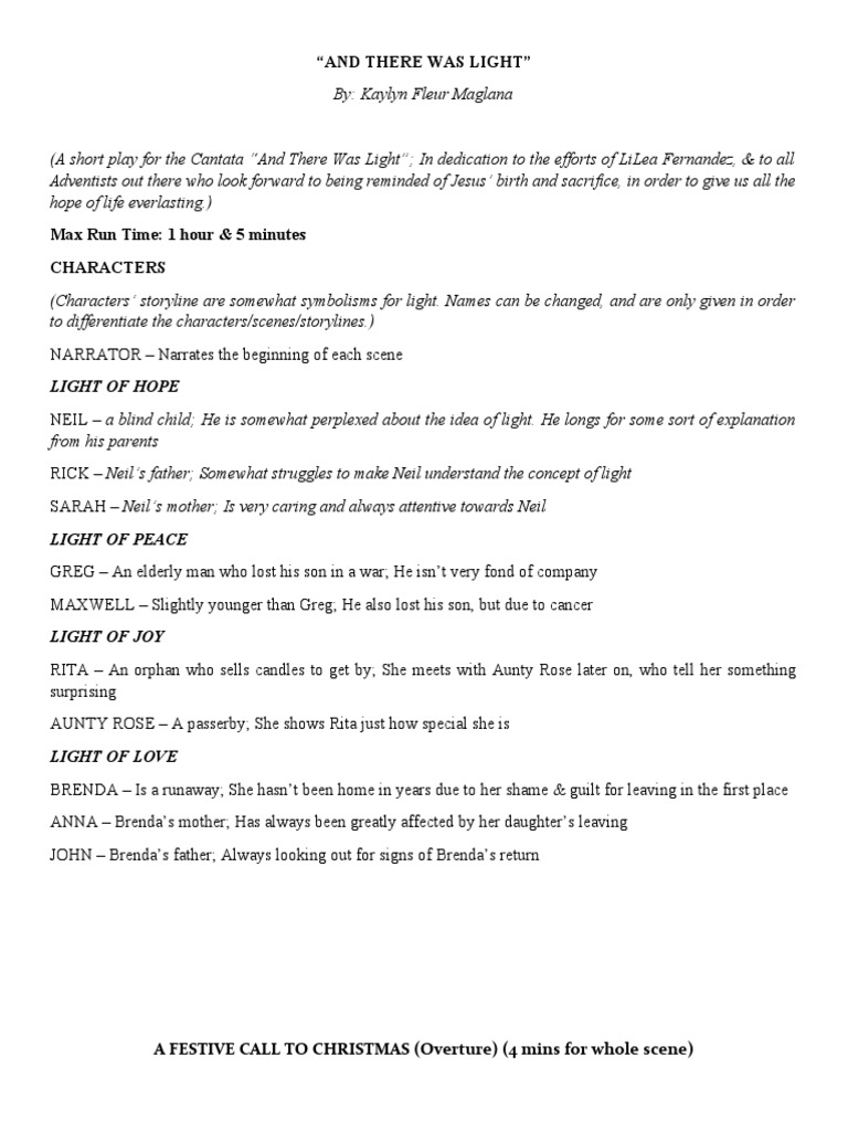 And There Was Light | PDF