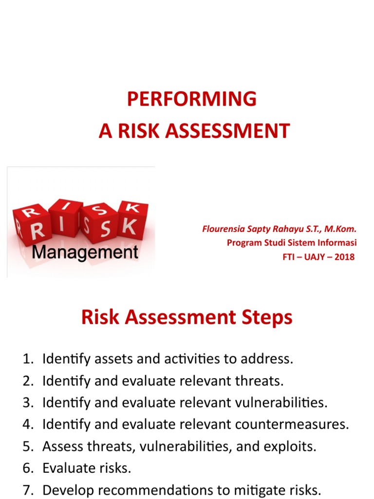 5 - Performing Risk Assessment | PDF | Vulnerability (Computing) | Risk