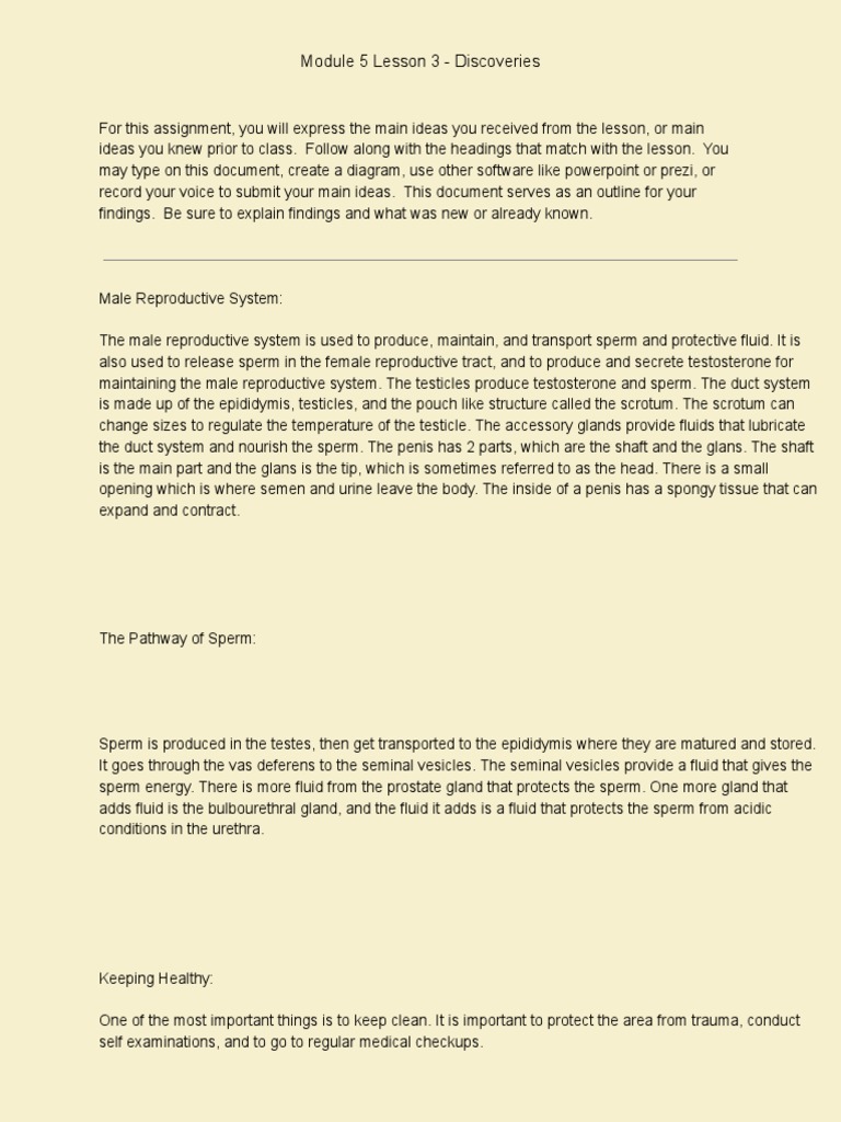 Module 5 Lesson 3 - Discoveries | PDF
