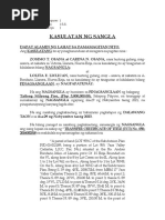 Tagalog Agreement Template | PDF