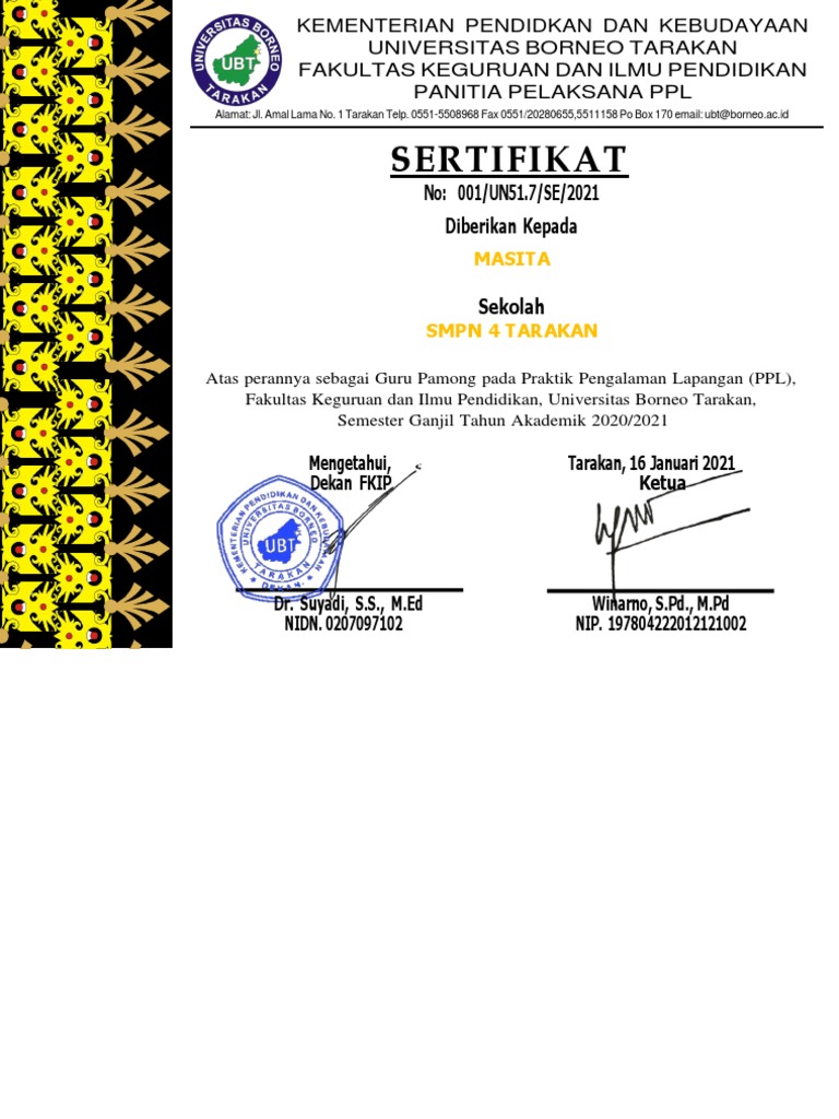 Sertifikat PPL | PDF