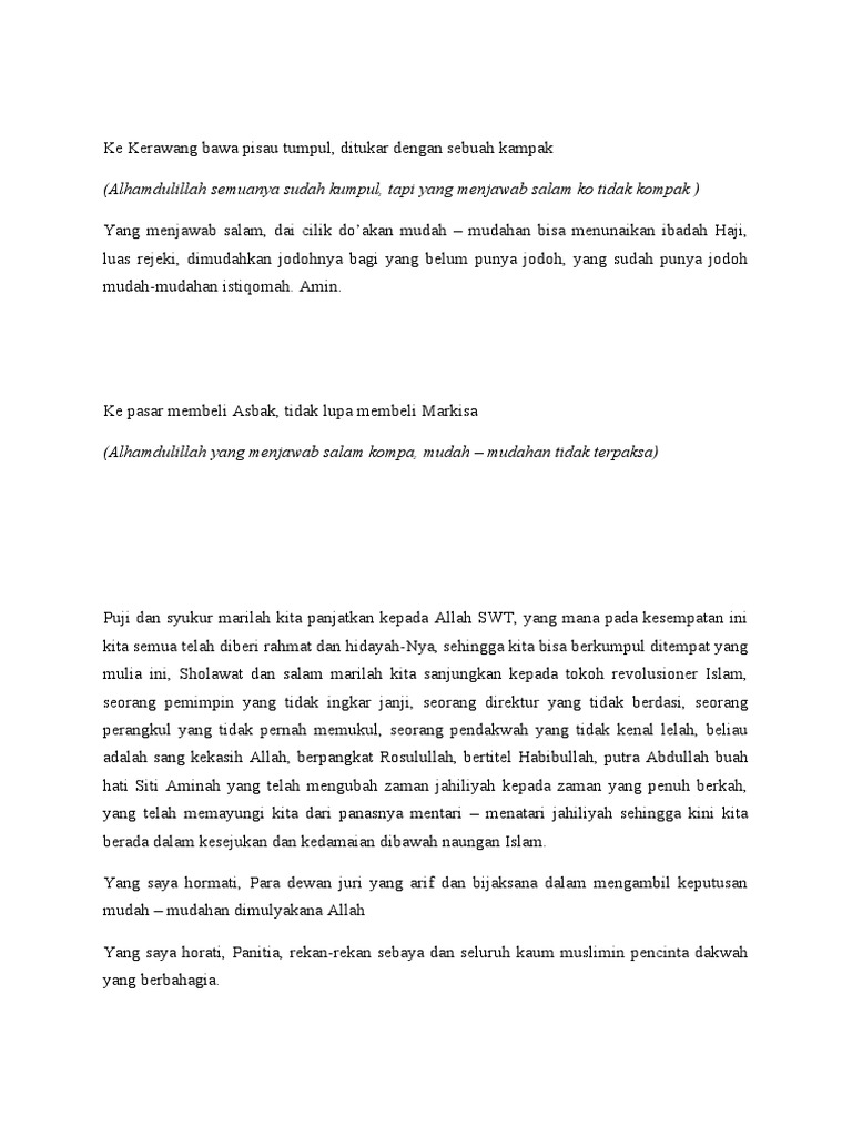 Naskah Pildacil | PDF