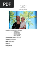 CSEC Social Studies SBA | PDF | Parenting | Single Parent