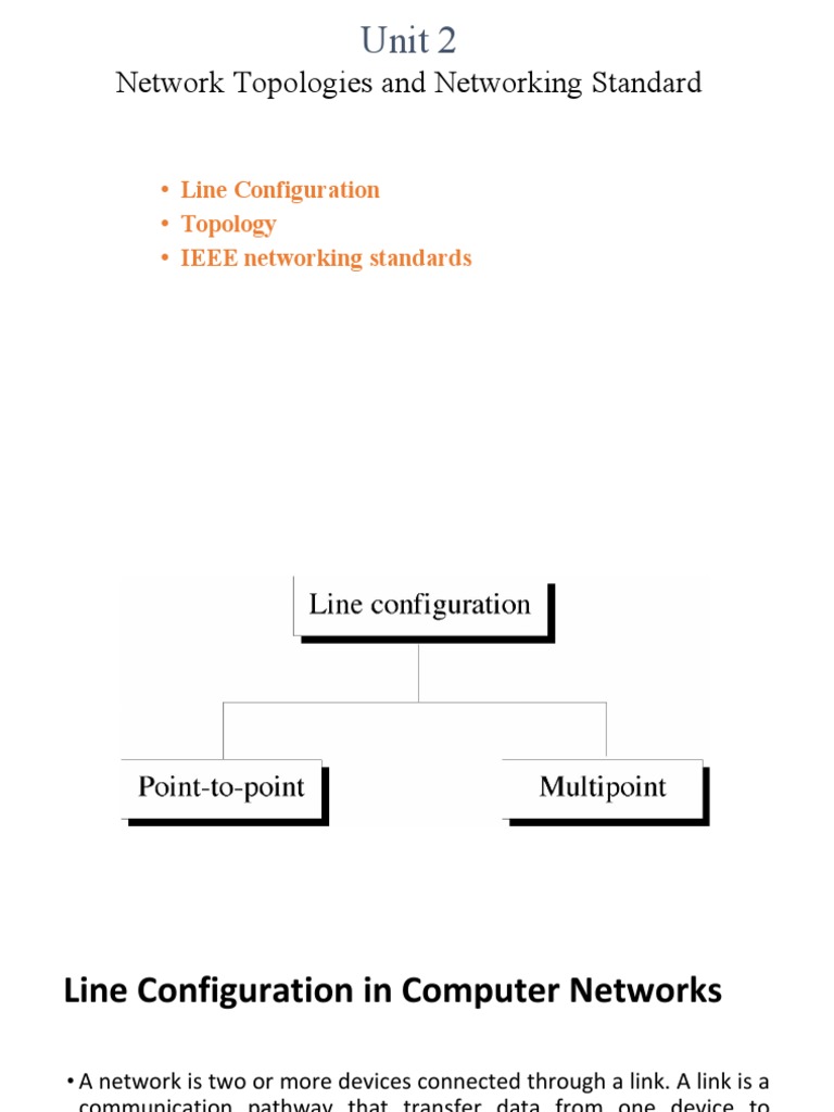 Network Topologies and Networking Standard: Unit 2 | PDF | Network ...