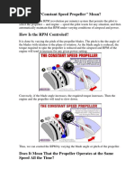 TPE-331 Prop Governing Systems | PDF | Propeller | Engines