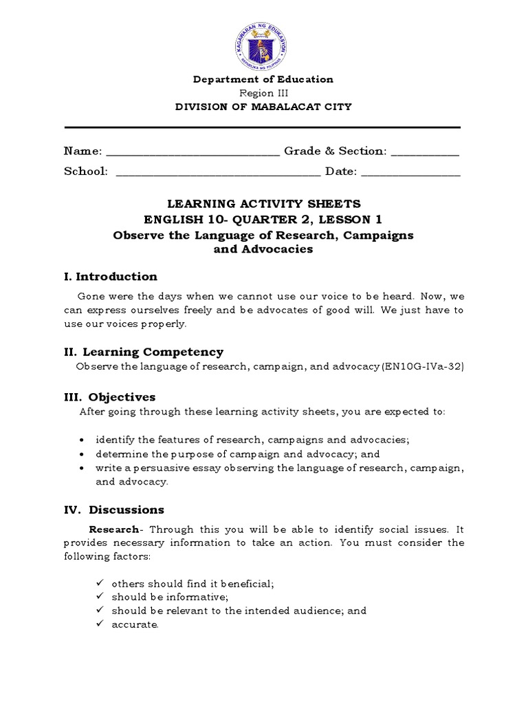 Name: - Grade & Section: - School: - Date | PDF | Social Media ...