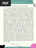 Ang Kuba NG Notre Dame BUOD | PDF