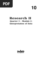 SHS Module: Data Presentation & Interpretation | PDF | Data | Statistics